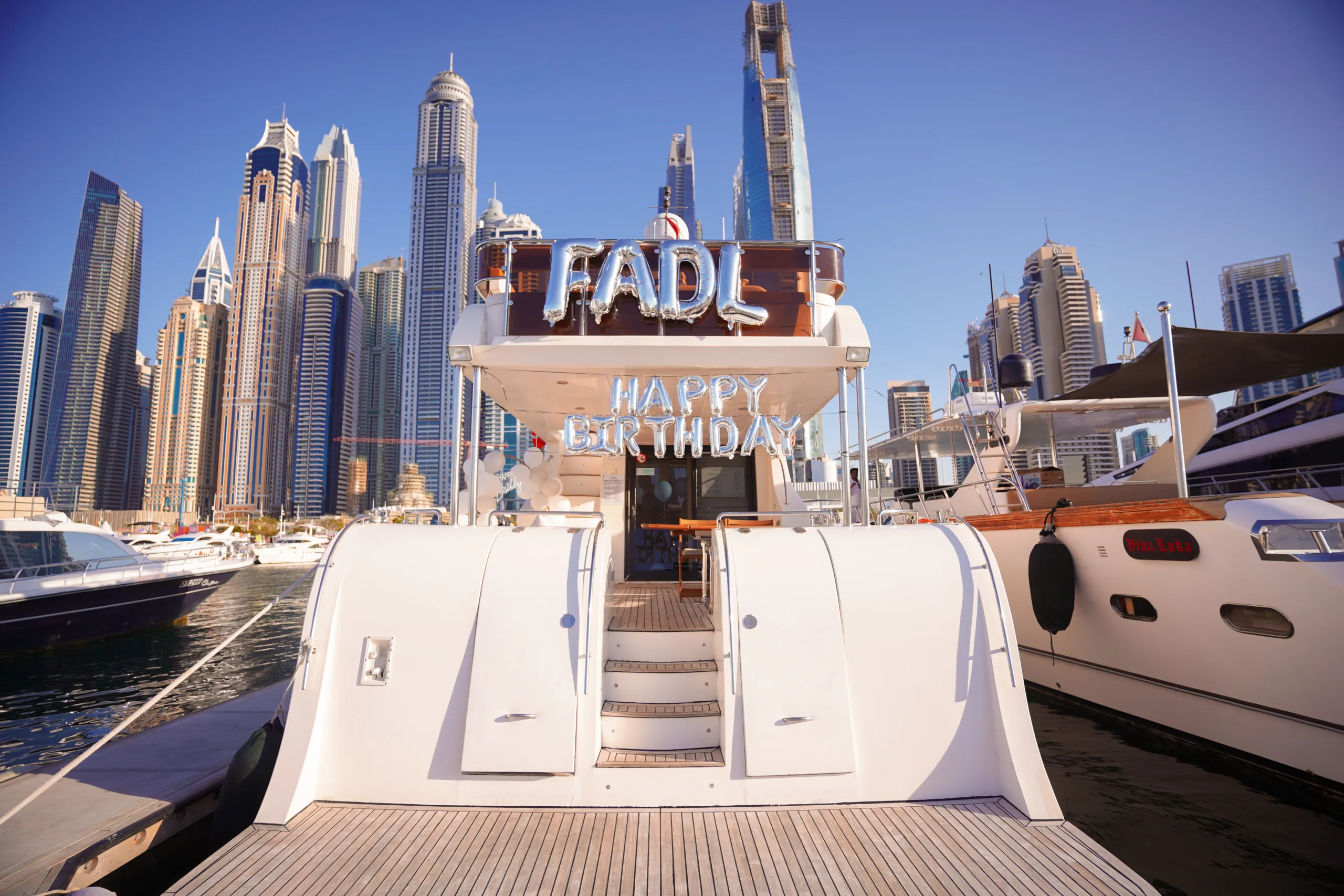 Yacht Party Dubai - Yacht Birthday Party Dubai - Amwaj Yachts